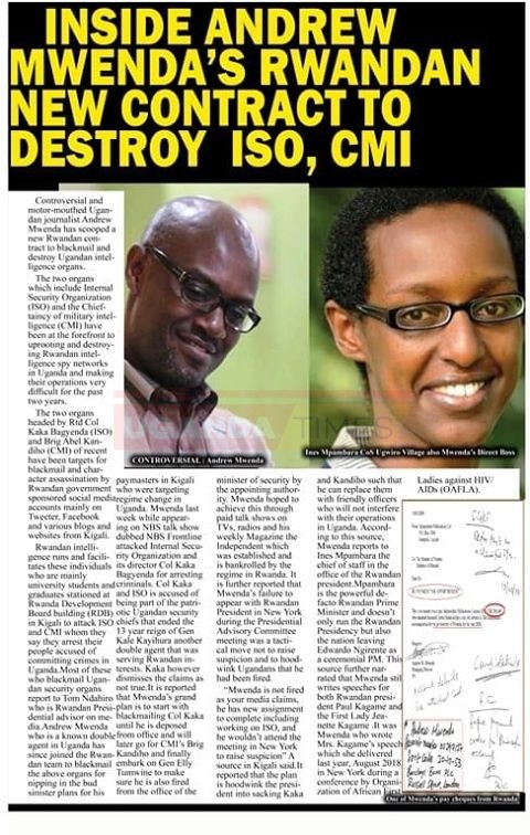 Inside Andrew Mwenda’s Rwandan New Contract To Destroy Uganda’s ISO ...